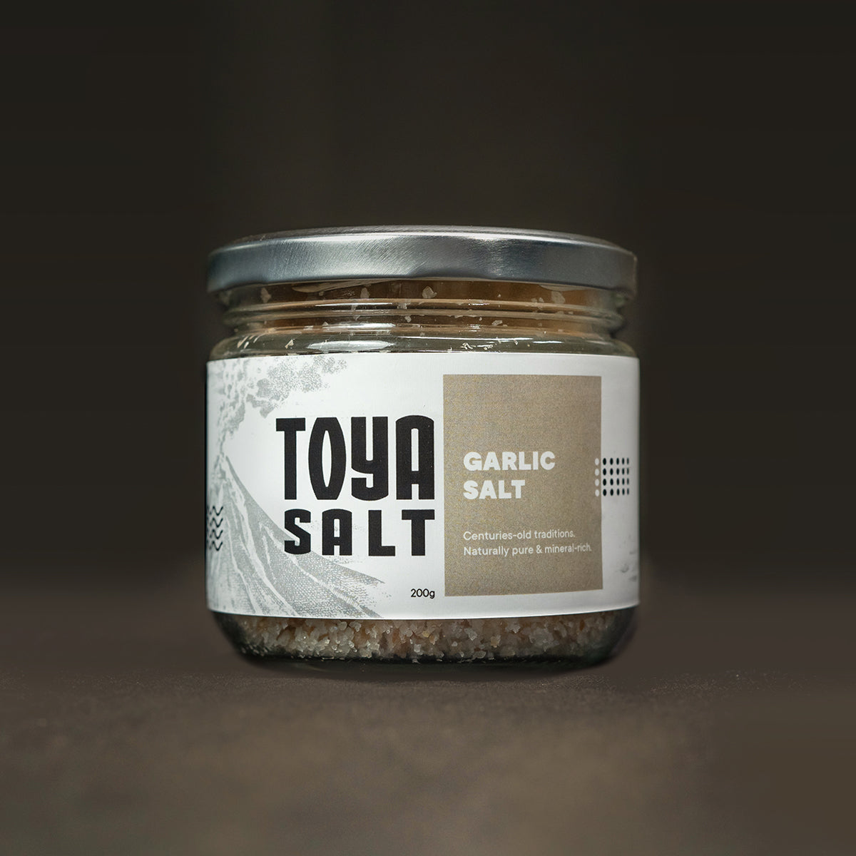 Meersalz mit Knoblauch – Toya Salt Switzerland